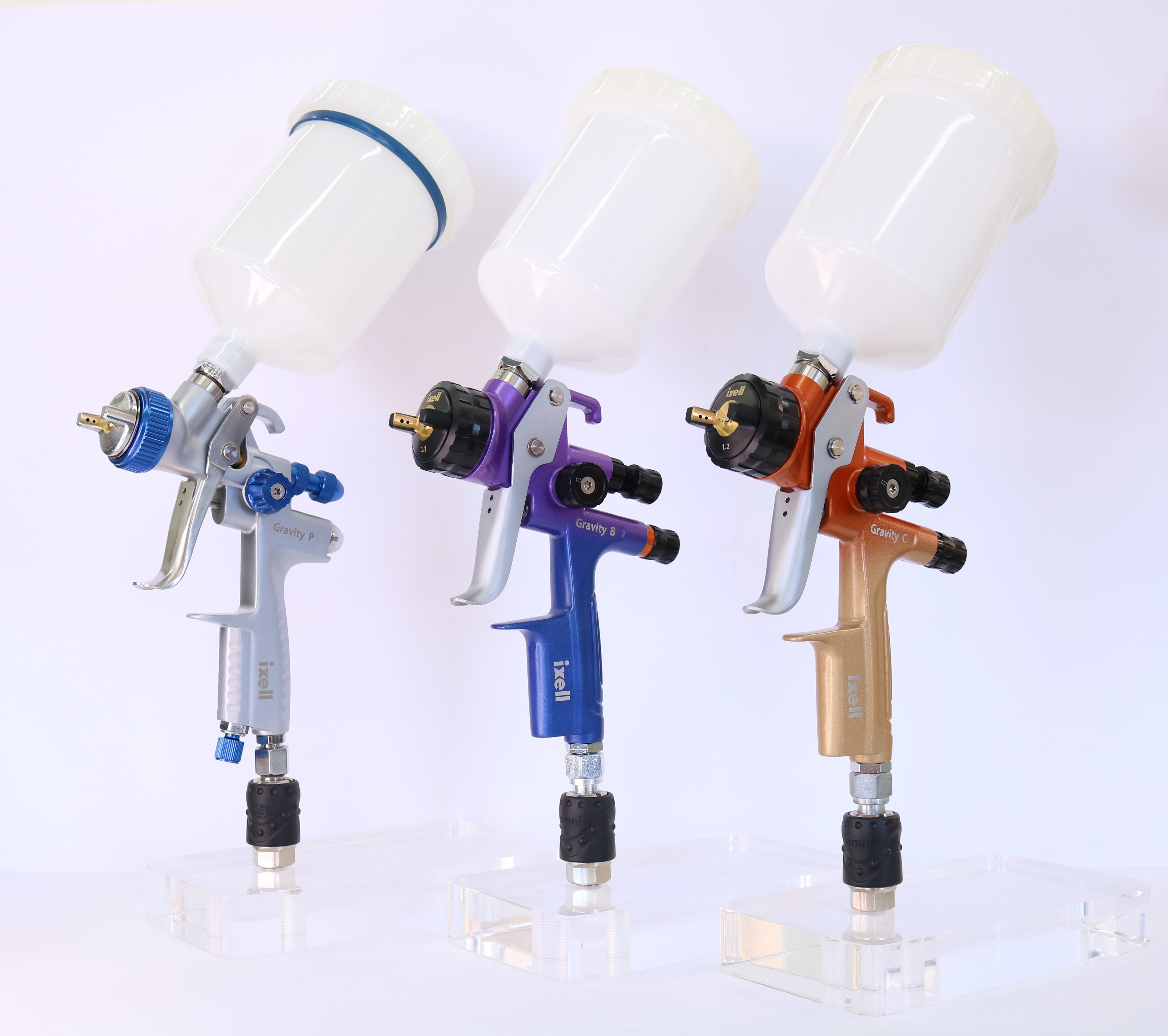 Nouvelle gamme Ixell - Pistolets Gravity